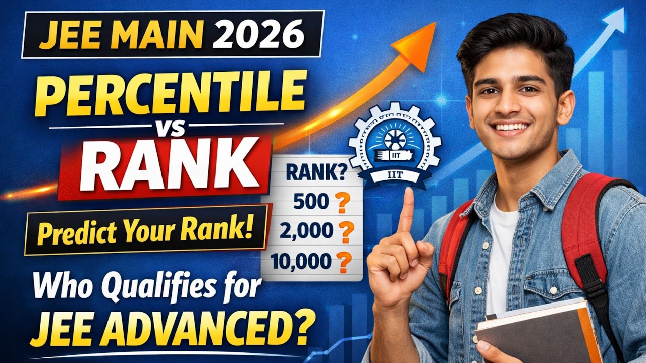 JEE Main 2026 Percentile vs Rank Analysis | Rank Predictor + Who ...