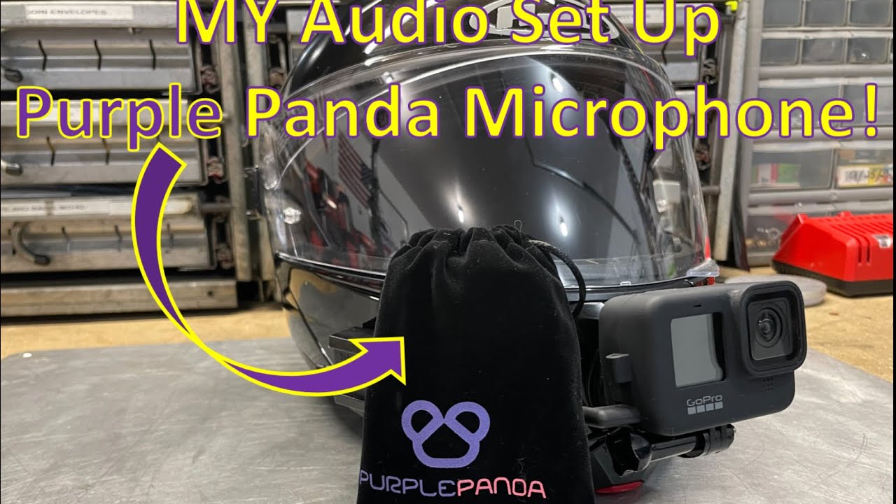 My Moto Vlogging Audio Set Up. Cheap! Purple Panda Microphone. - YouTube