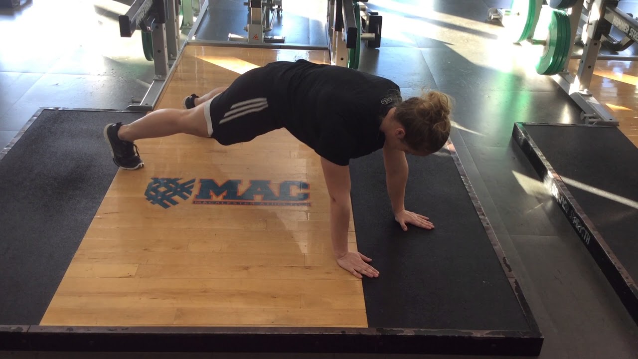 Straight Arm Plank w/ Shoulder Tap - YouTube