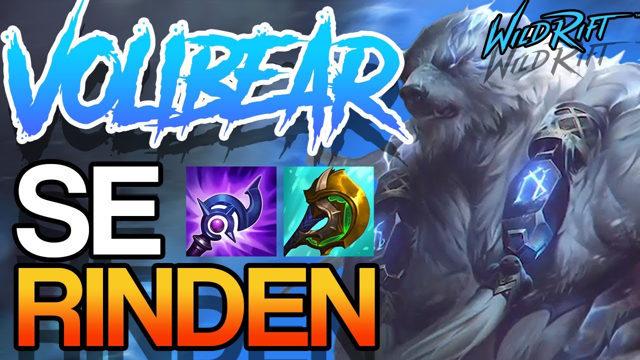 VOLIBEAR EN WILD RIFT, LE ARME UN POCO DE AP Y TERMINARON RINDIENDOSE ...