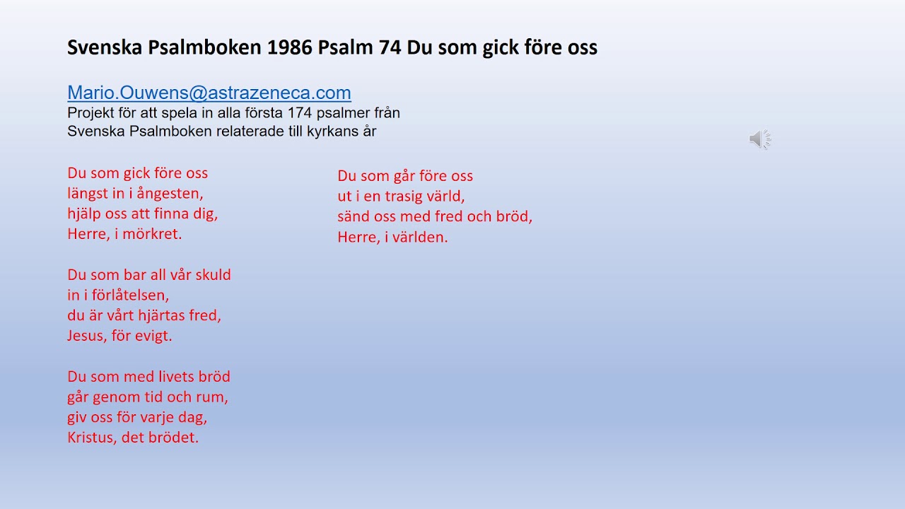svenska-psalmboken-psalm-74-du-som-gick-f-re-oss-youtube