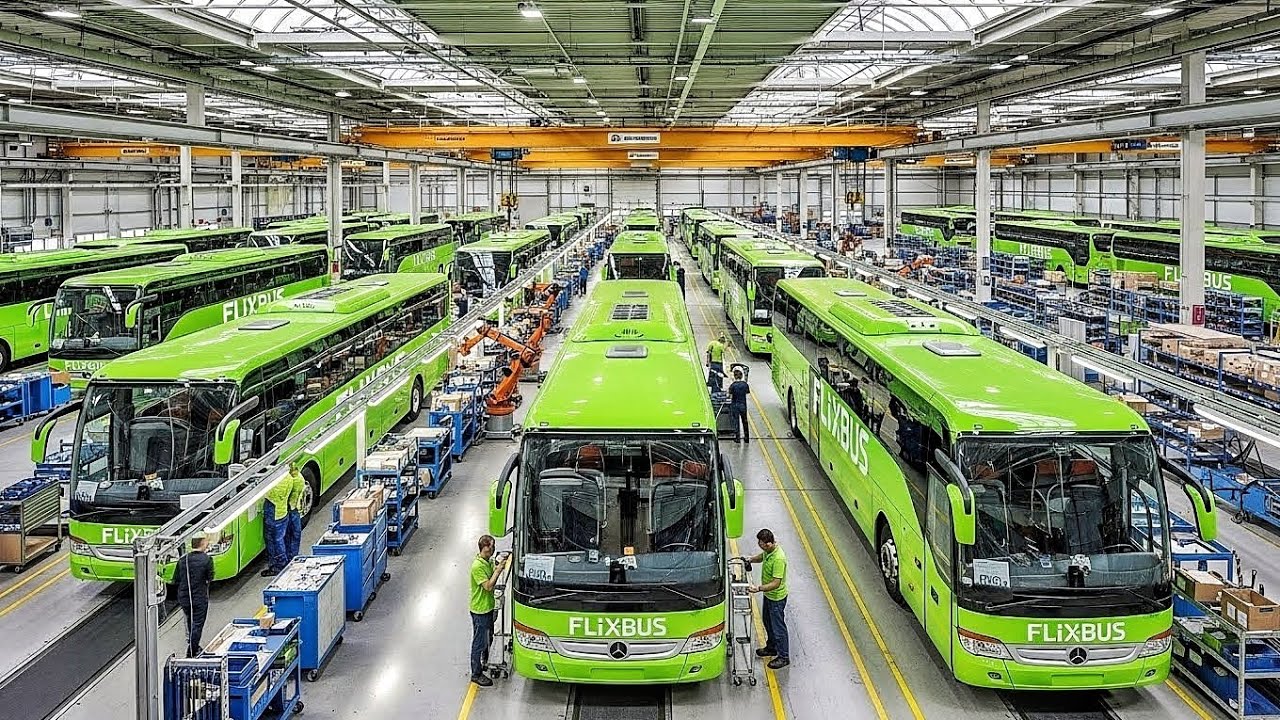 This s How Thousands of FlixBus Built: Full Factory Tour - YouTube