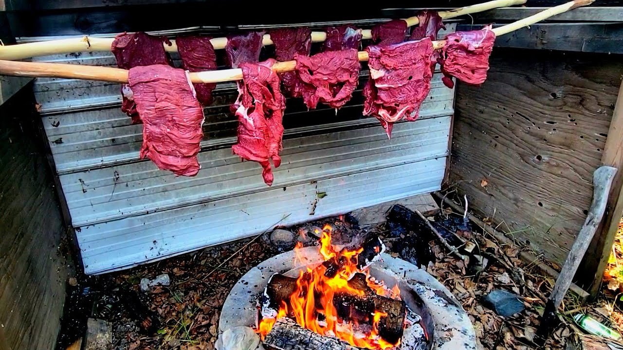 Smoked Meat after a Moose Hunt - YouTube