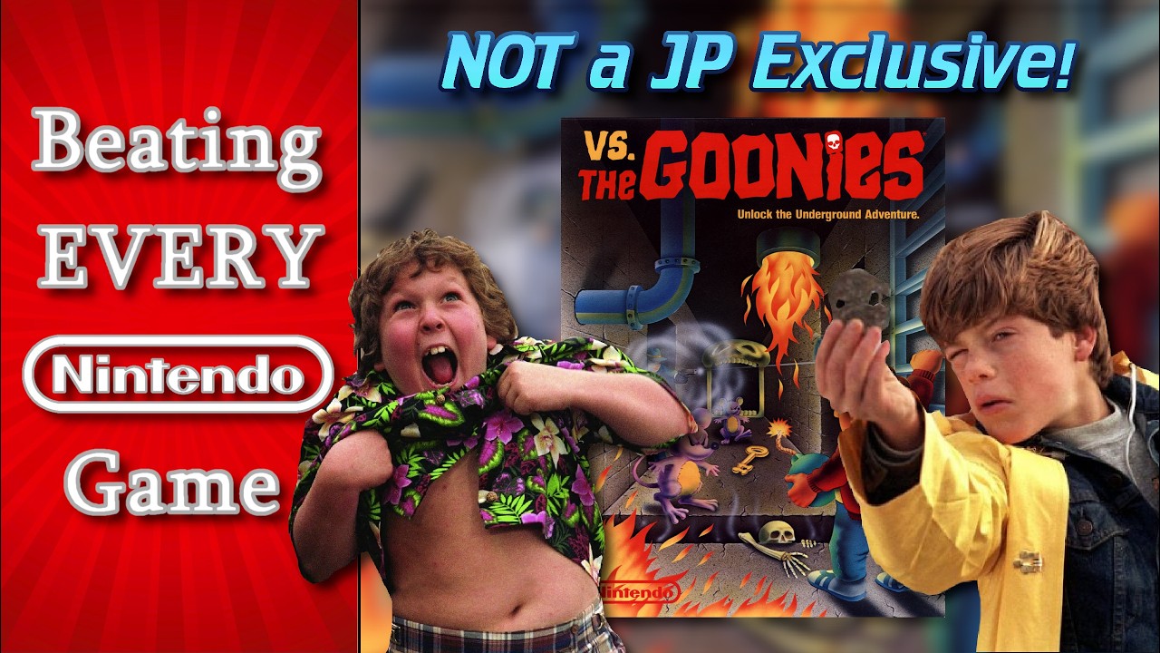 How Nintendo Brought a Goonies Game to the West | VS. The Goonies & The ...