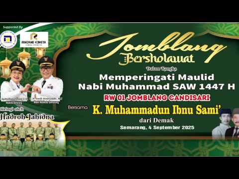 GEBYAR RIHLAH CINDE SEMARANG Bersholawat - LIVE Bersama Kyai MUHAMMADUN ...