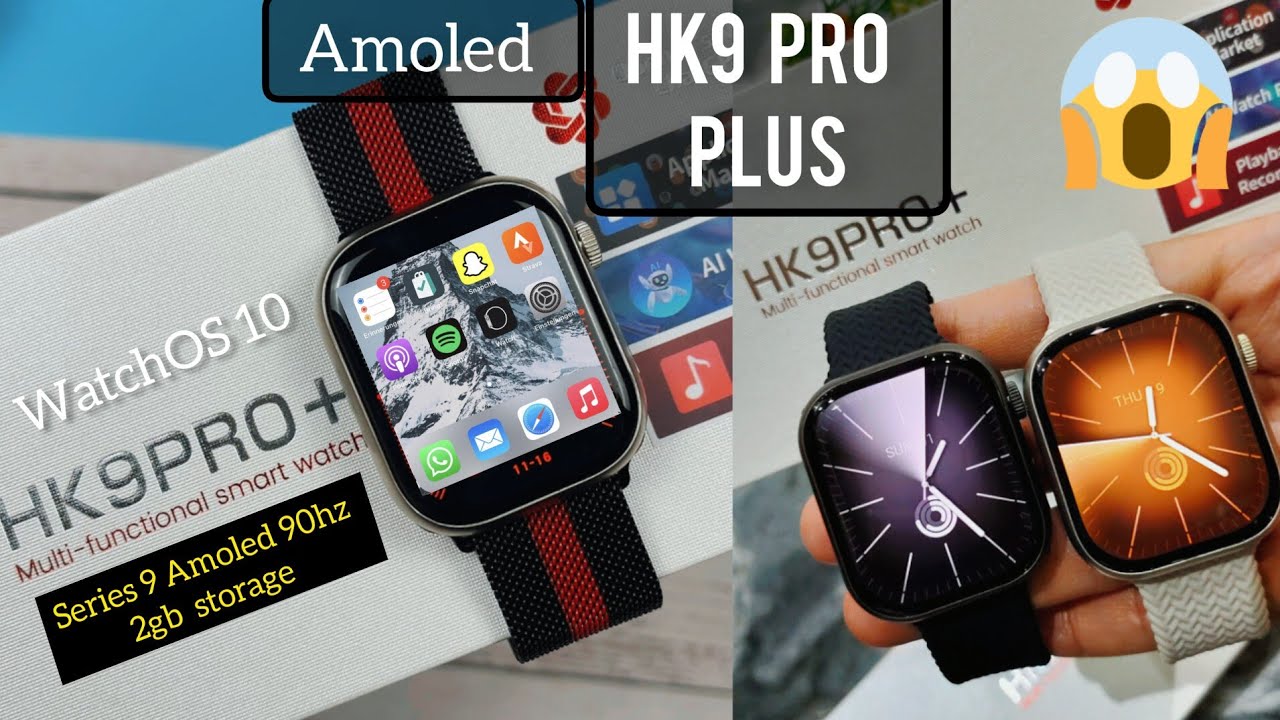 Hk9 pro plus Smartwatch 🔥 2gb storage with dynamic island | unboxing ...