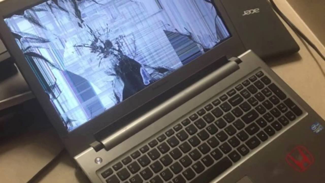 College Kid Rages When Computer Gets Virus - YouTube