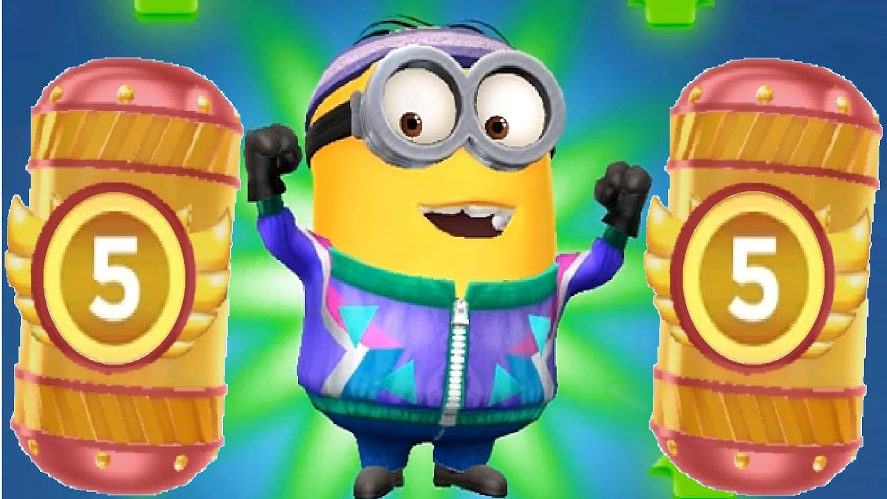 Stereo Minion Rush Level Up Costume 5 gameplay walkthrough ios ...