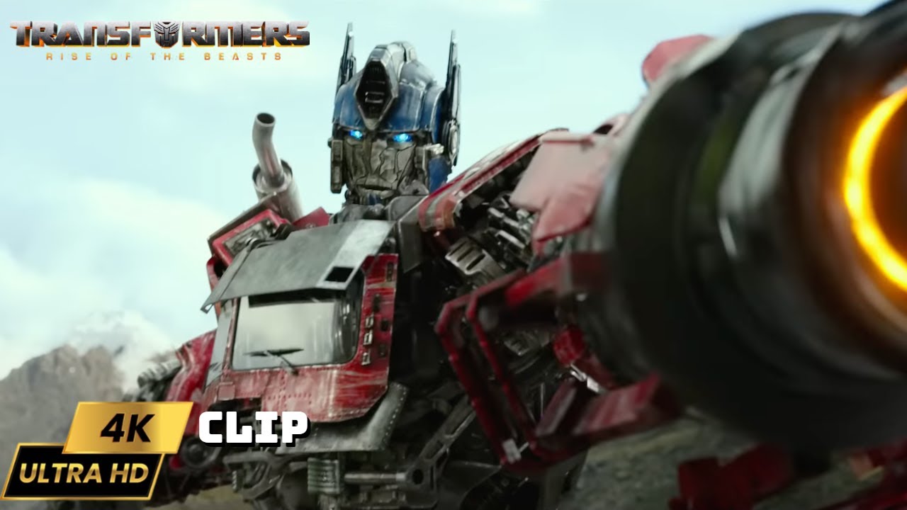 Transformers Rise Of The Beasts | Optimus Prime vs Scourge Fight Scene ...