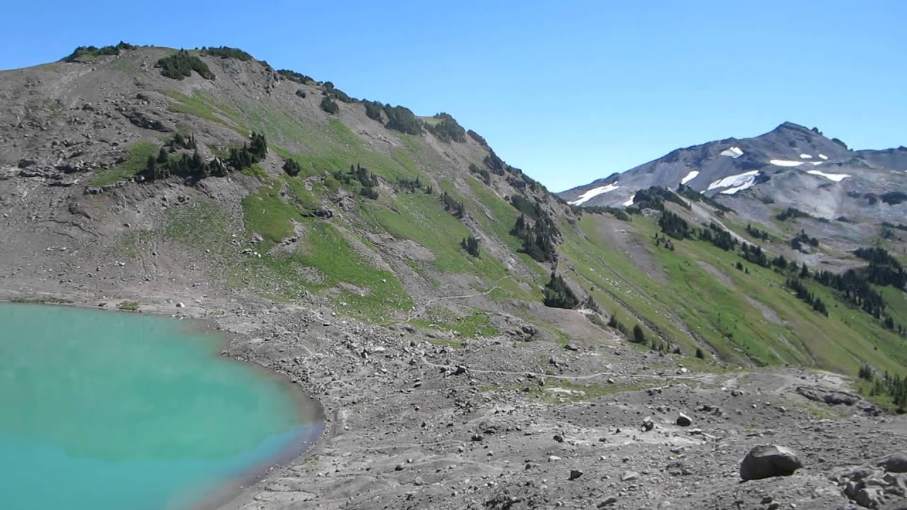 Goat Lake, Goat Rocks Range and Mt Adams, WA July 2015 - YouTube