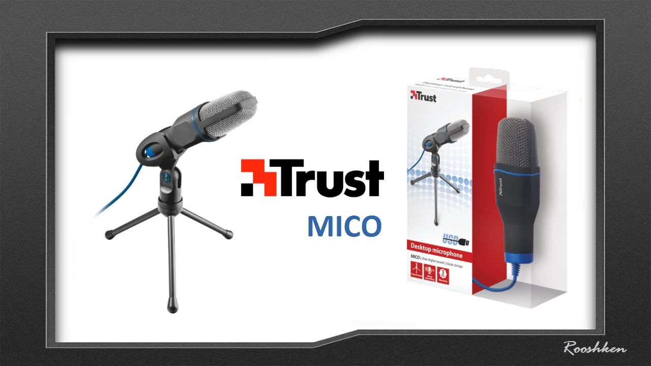 Trust Mico - Test ciekawego mikrofonu desktopowego - YouTube