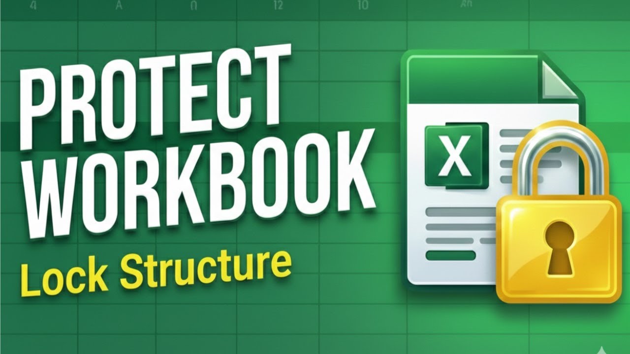 How to Protect Unprotect Excel Workbook Structure | Password Protect ...