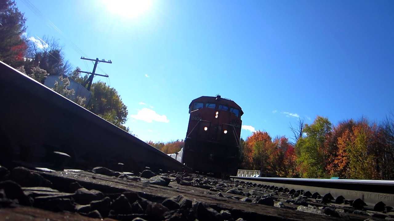 UNDER! CN 2408 at Woodward (12OCT2012) - YouTube