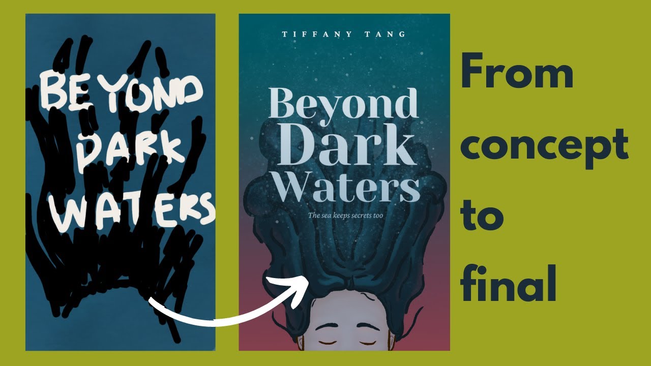 Designing + Drawing My Book Cover in Krita - YouTube