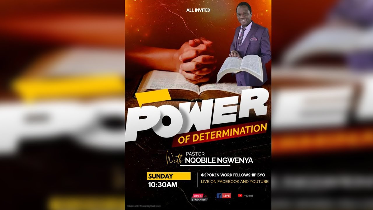 Power of Determination... Rev. Dr. N. Ngwenya - YouTube