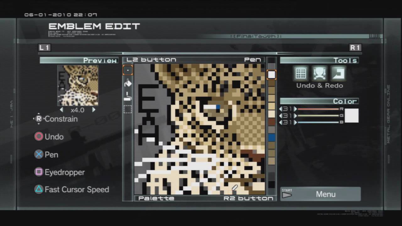 Quick Emblem Tutorial for MGO(HD) - YouTube