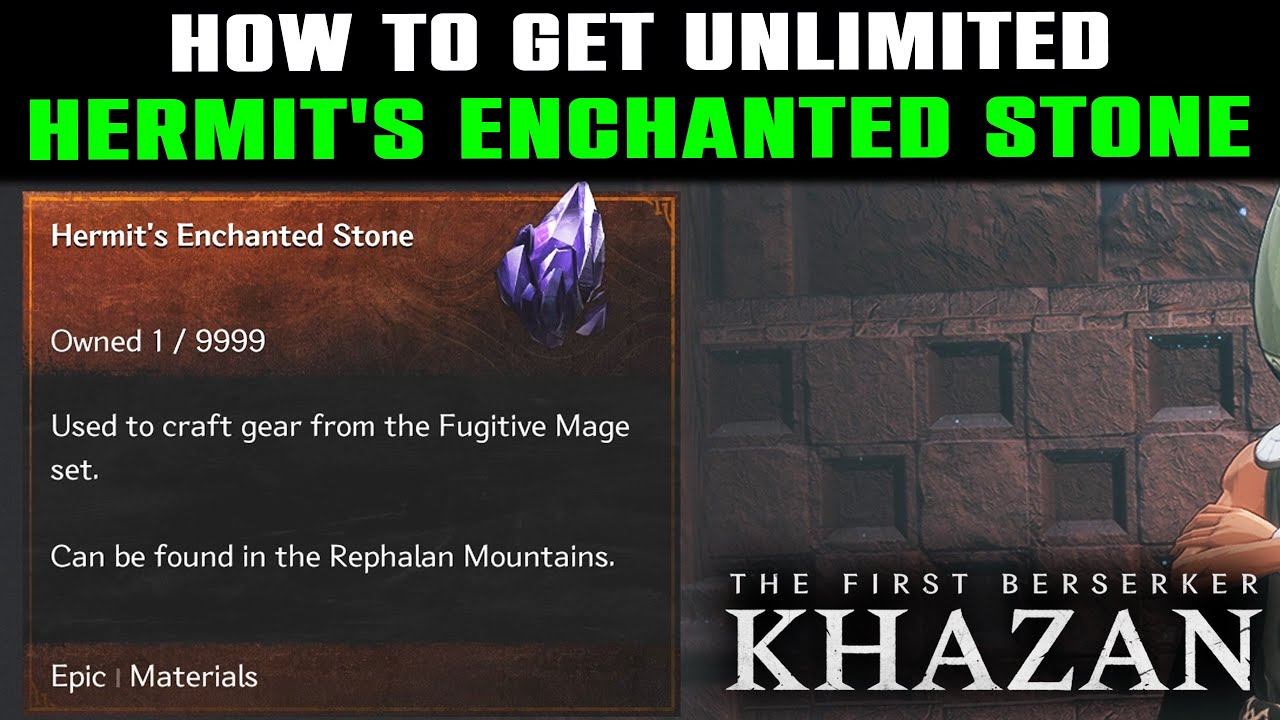 Hermit's Enchanted Stone How to Get UNLIMITED | Location Guide | The ...