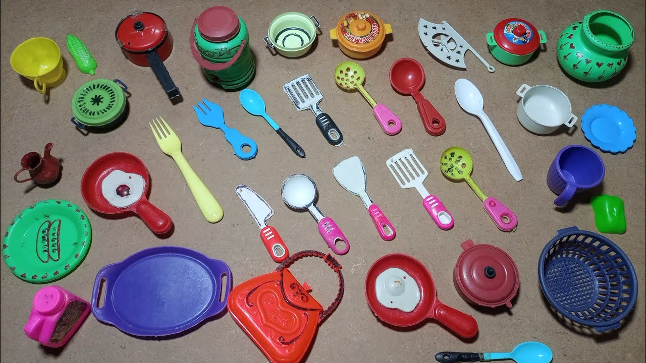 6 Minutes Real Diy Cooking Toy ASMR| Satisfying Plastic Mini Kitchen ...