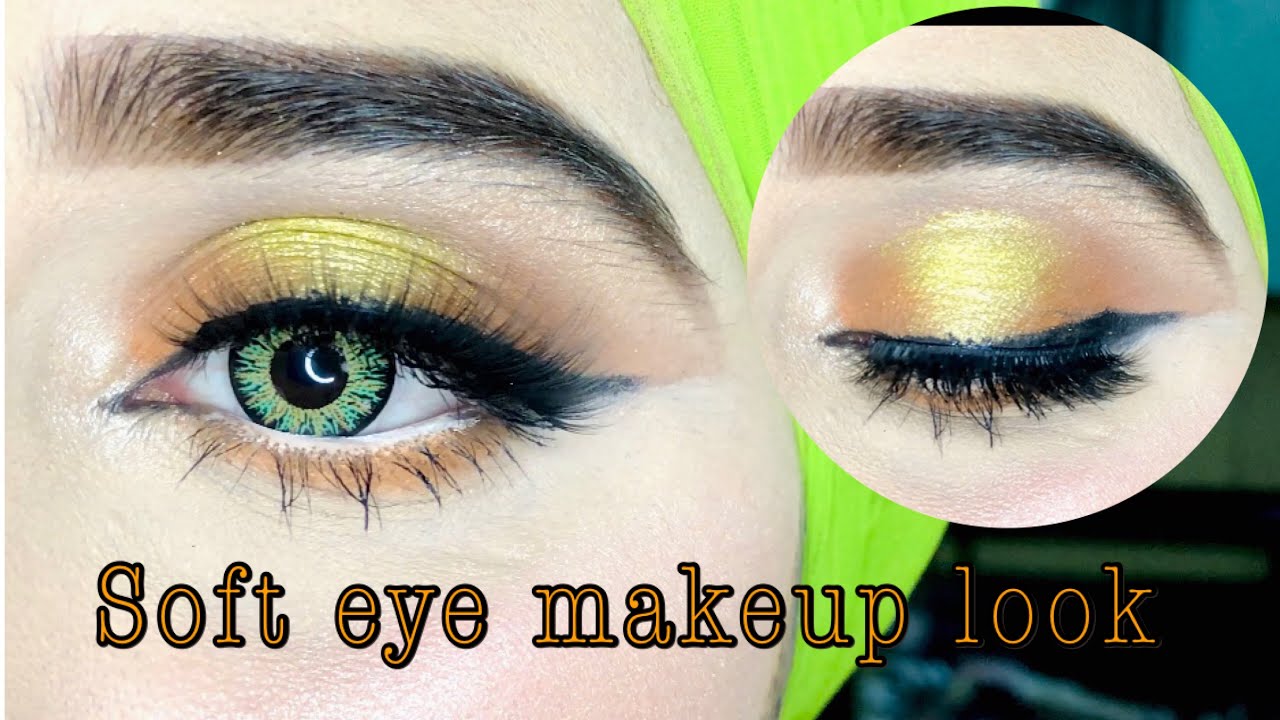 Soft eye makeup look for beginners - YouTube