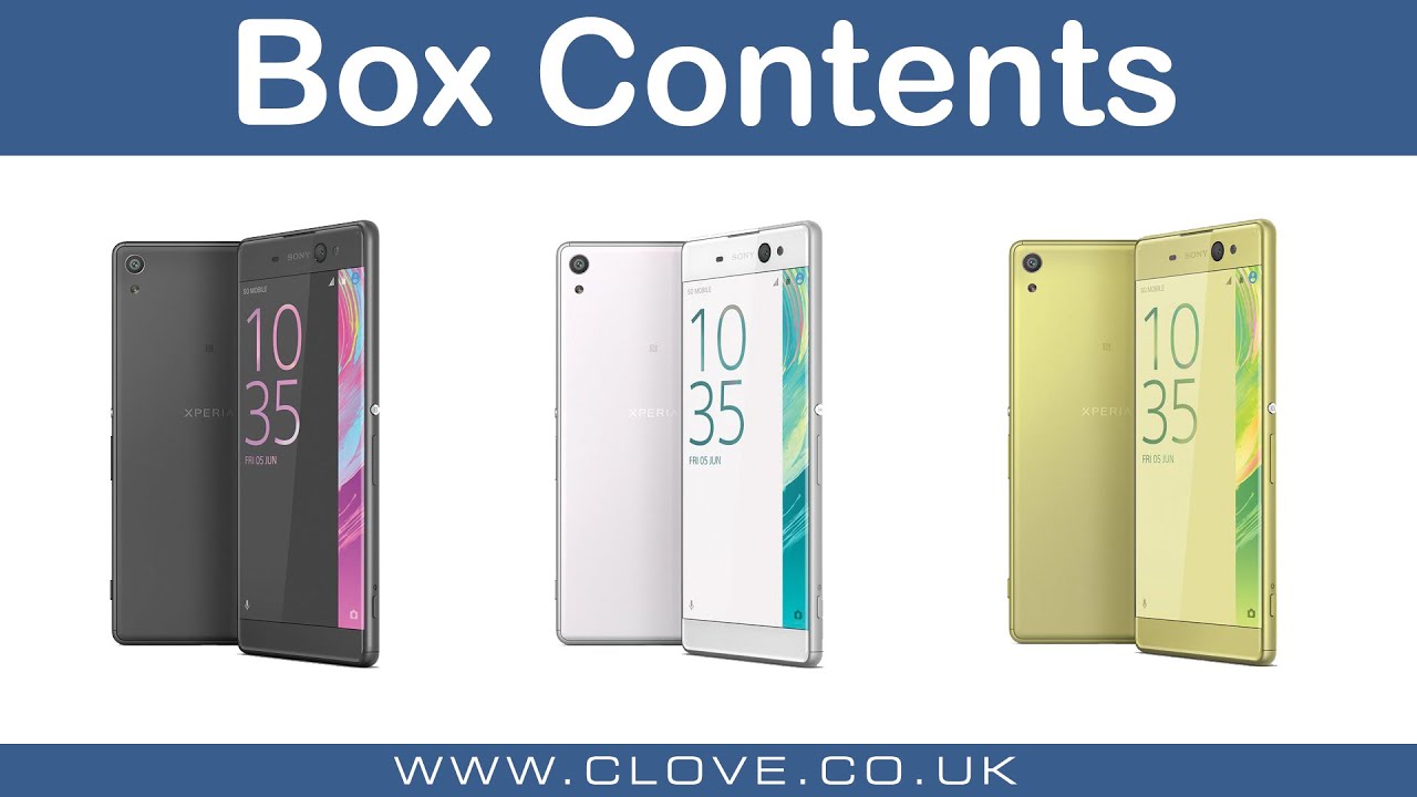 Sony Xperia XA Ultra Box Contents - YouTube