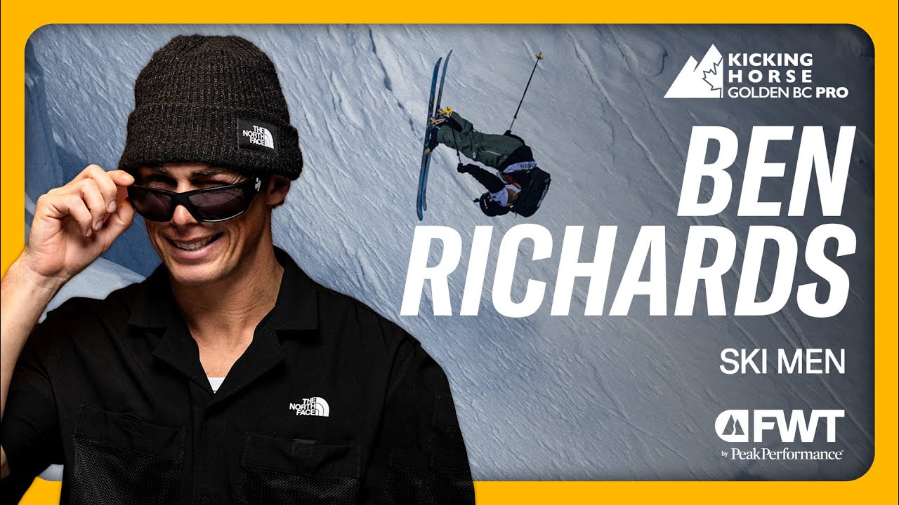 Ben Richards Third Place Ski Men Run - 2025 Kicking Horse Golden BC Pro ...