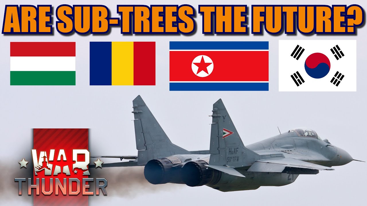 War Thunder are sub-trees the FUTURE of the game? Or just a way to ...