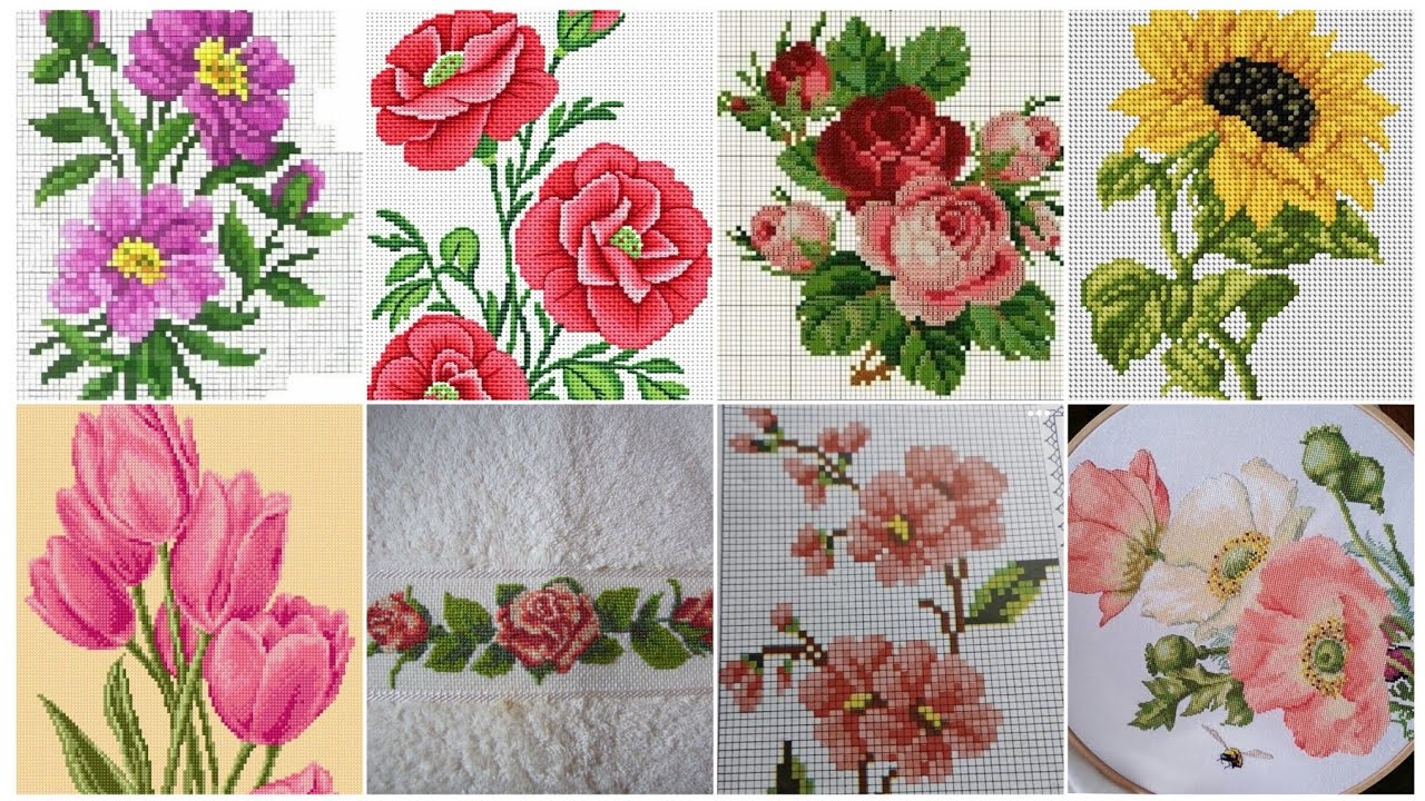 Very Beautiful & Stunning Cross stitch patterns ideas - YouTube