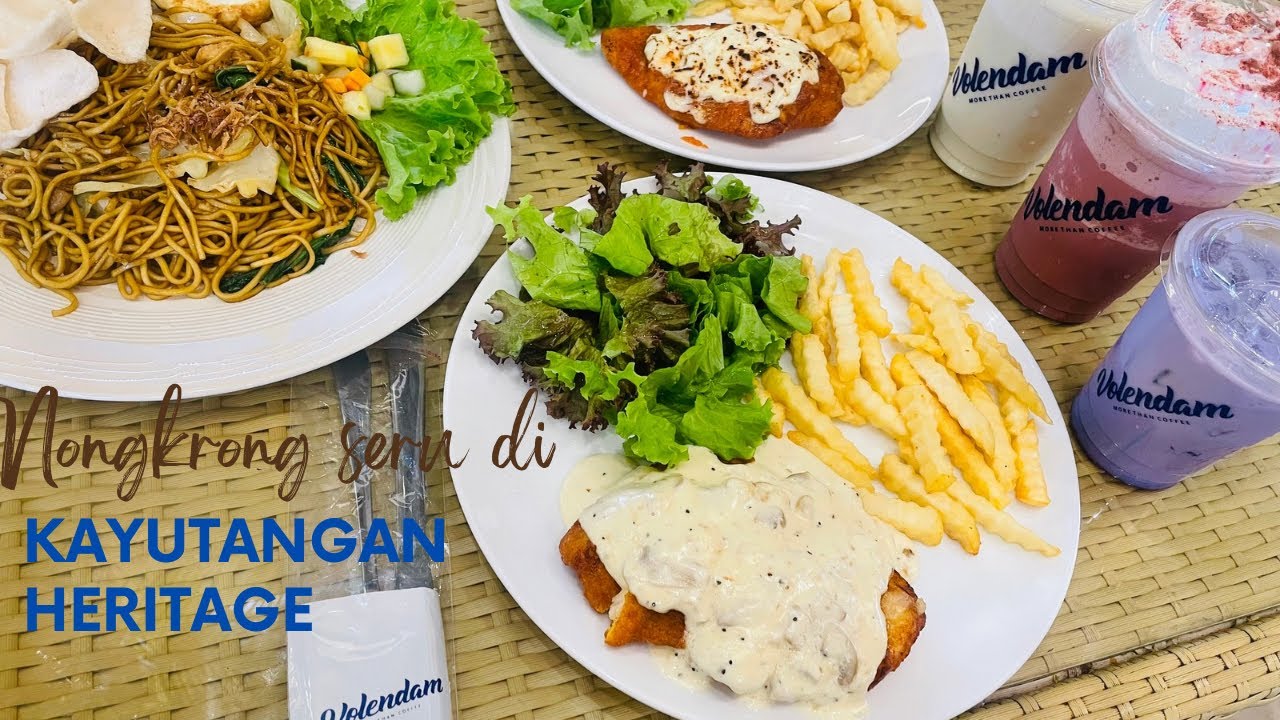 Cafe Seru di Kayutangan Heritage. Luas terdapat Mushola. Volendam Cafe ...