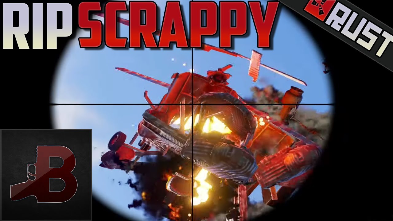 SCRAP HELI TAKE DOWN!! - Rust - YouTube