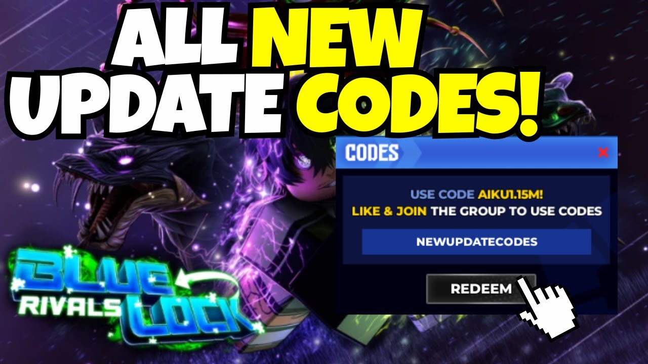 NEW AIKU UPDATE CODES For Blue Lock Rivals | Roblox Blue Lock Rivals ...