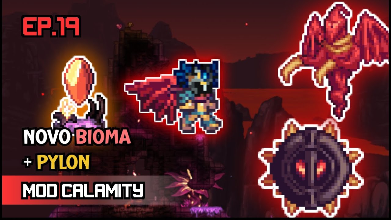 EXPLORANDO BIOMA INFERNAL NOVO! - Terraria CALAMITY Master TMOD 1.4.3.6 ...
