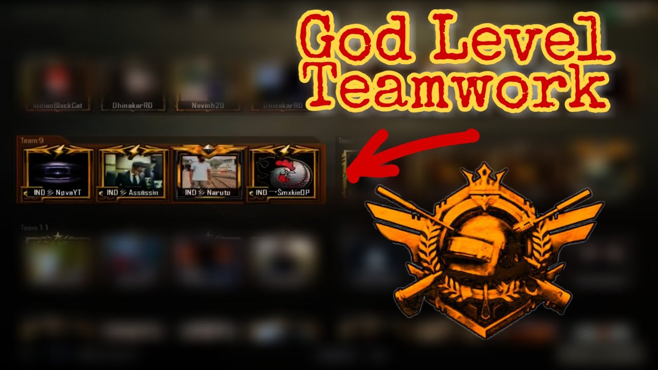 Pubg Mobile | GOD Level Teamwork | Tournament Gameplay - YouTube