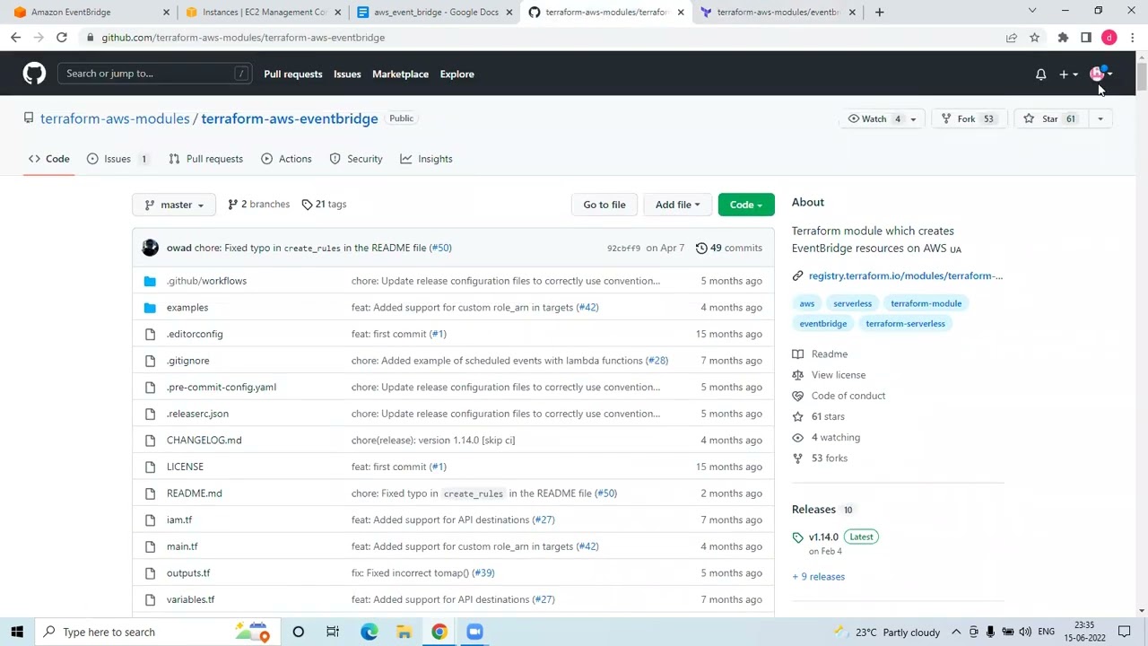Terraform Aws EventBridge YouTube Terraform Aws EventBridge YouTube