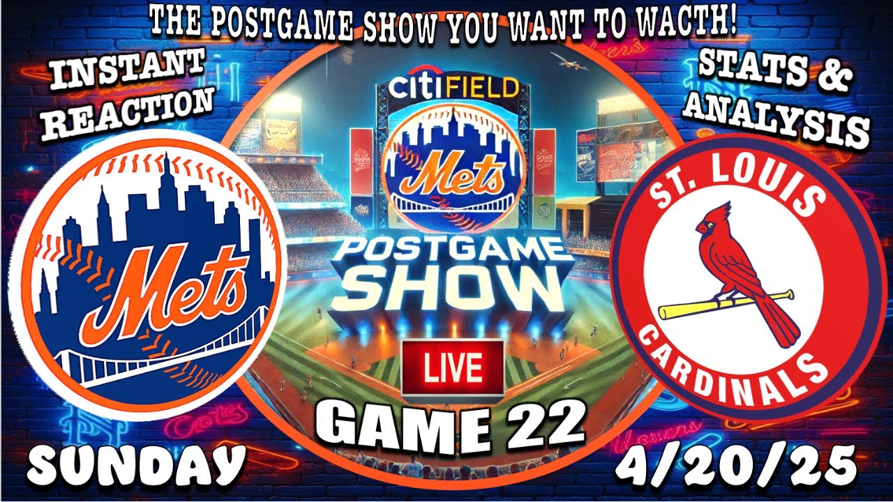 Mets PostGame Show | St. Louis Cardinals vs New York Mets Series Recap ...