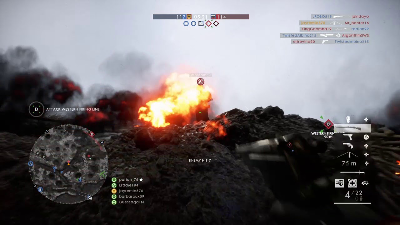 Battlefield™ 1 trench warfare - YouTube