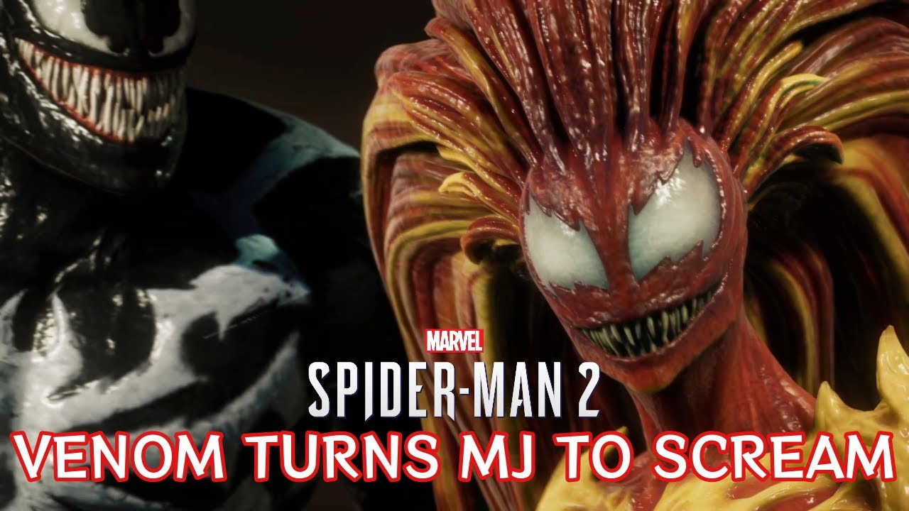 Venom Transforms MJ Into Scream | Peter Fights MJ/Scream | Marvel's ...