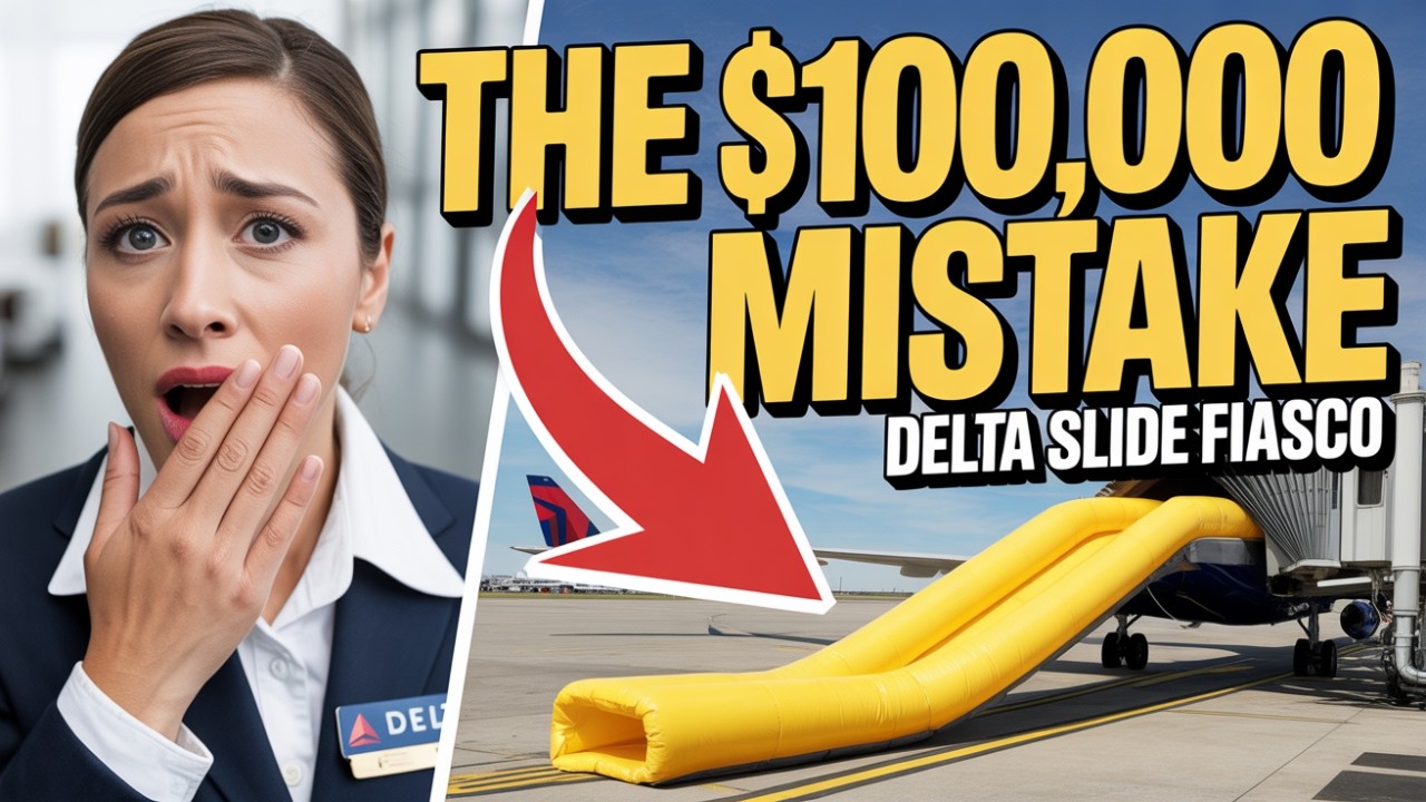 Delta Flight Attendants Deploy Emergency SLIDE by Accident? - YouTube