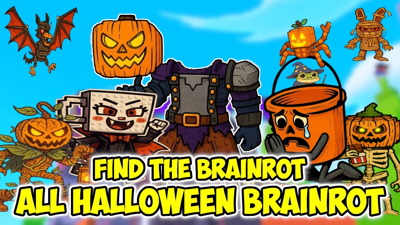 How to get ALL HALLOWEEN BRAINROTS in Find the Brainrot 240 - YouTube
