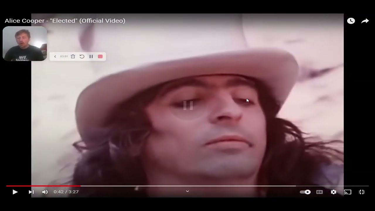 Duke Reacts to ALICE COOPER - Elected (ALICE FOR PRESIDENT??) - YouTube