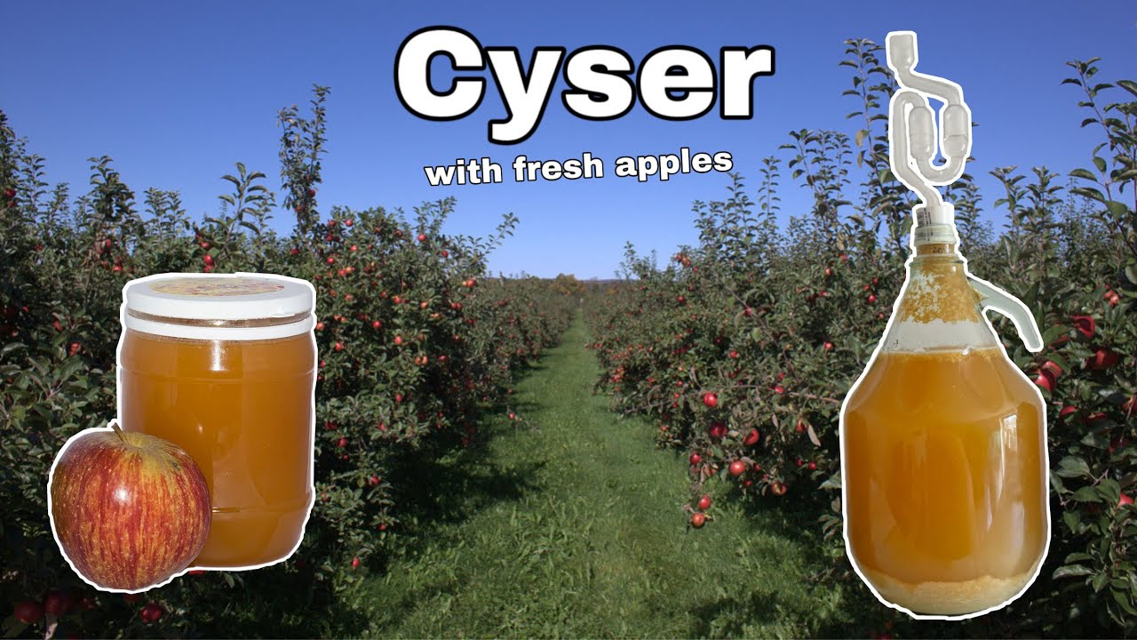 Cyser - Apple honey fruit wine - Start with fresh apples - YouTube