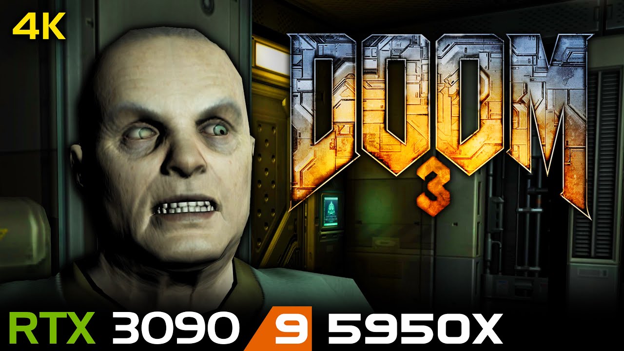 Doom 3 (2004) | Dhewm3 | 4K | RTX 3090 | 5950X - YouTube