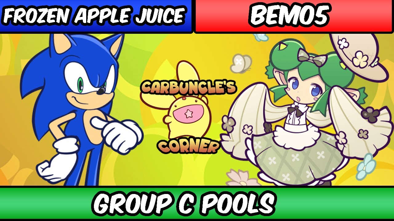 Carbuncle's Corner #9 Group C Pools - F-Aj (Sonic) vs Bemo5 (Lidelle ...