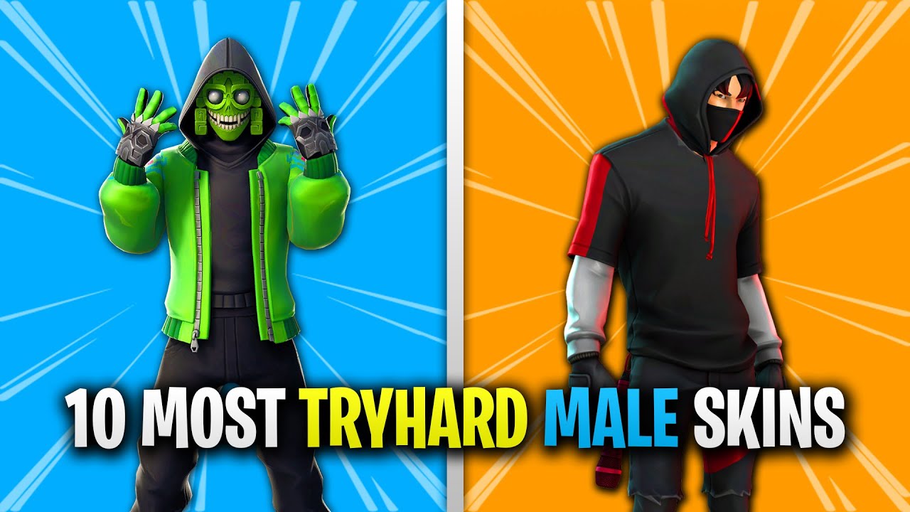 10 Most TRYHARD Male Skins IN FORTNITE SEASON 2 - YouTube