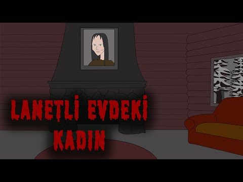 Lanetli Evdeki Kadın Korku Animasyonu