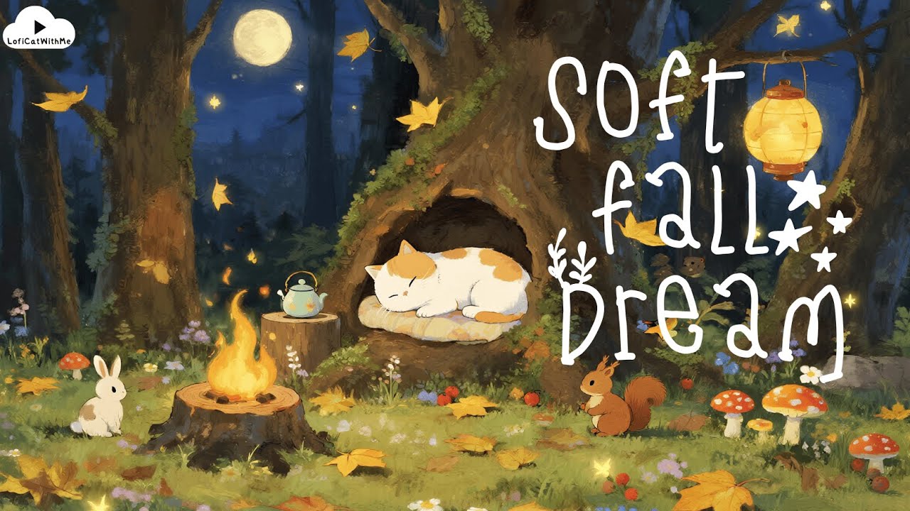 Cozy Autumn Sleep Lo-fi 🍁🛌 | Relaxing Night Music - YouTube