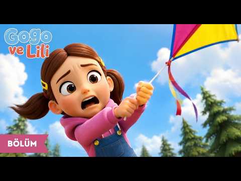 GÖKYÜZÜNDE MACERA! 🪁🌈 (Bölüm 1) | Uçurtma Zamanı 🪁 | Gogo ve Lili Eğlenceli Çizgi Film