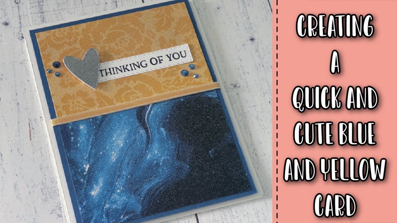 Quick and Cute Blue & Yellow Card - YouTube