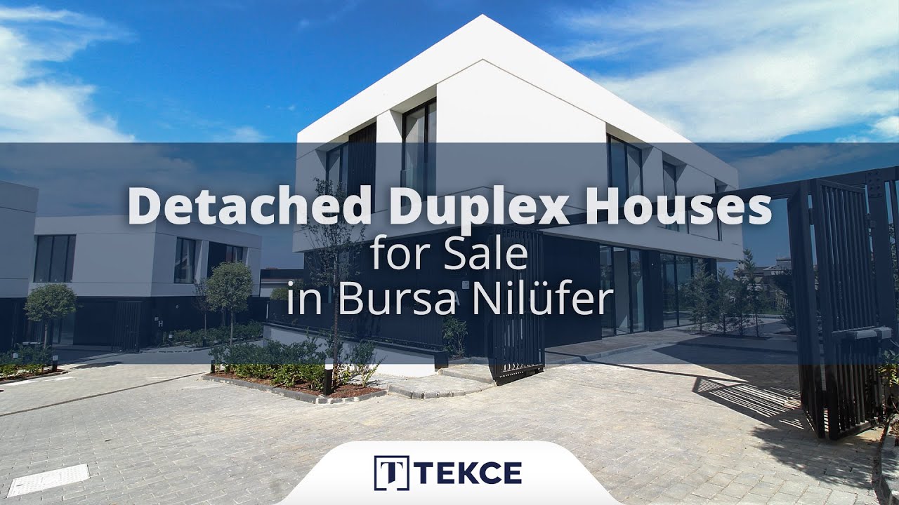 Detached Duplex Houses for Sale in Bursa Nilüfer | Bursa Homes ® - YouTube