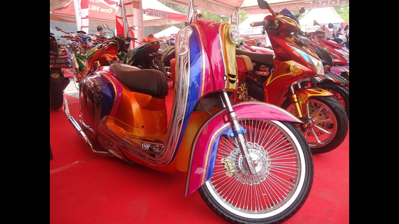 Kereen..!! Custom Motor Beat Antik Modifikasi Bergaya Matic Chopper ...