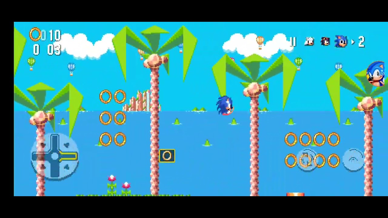 jogando sonic 3 8 bit - YouTube